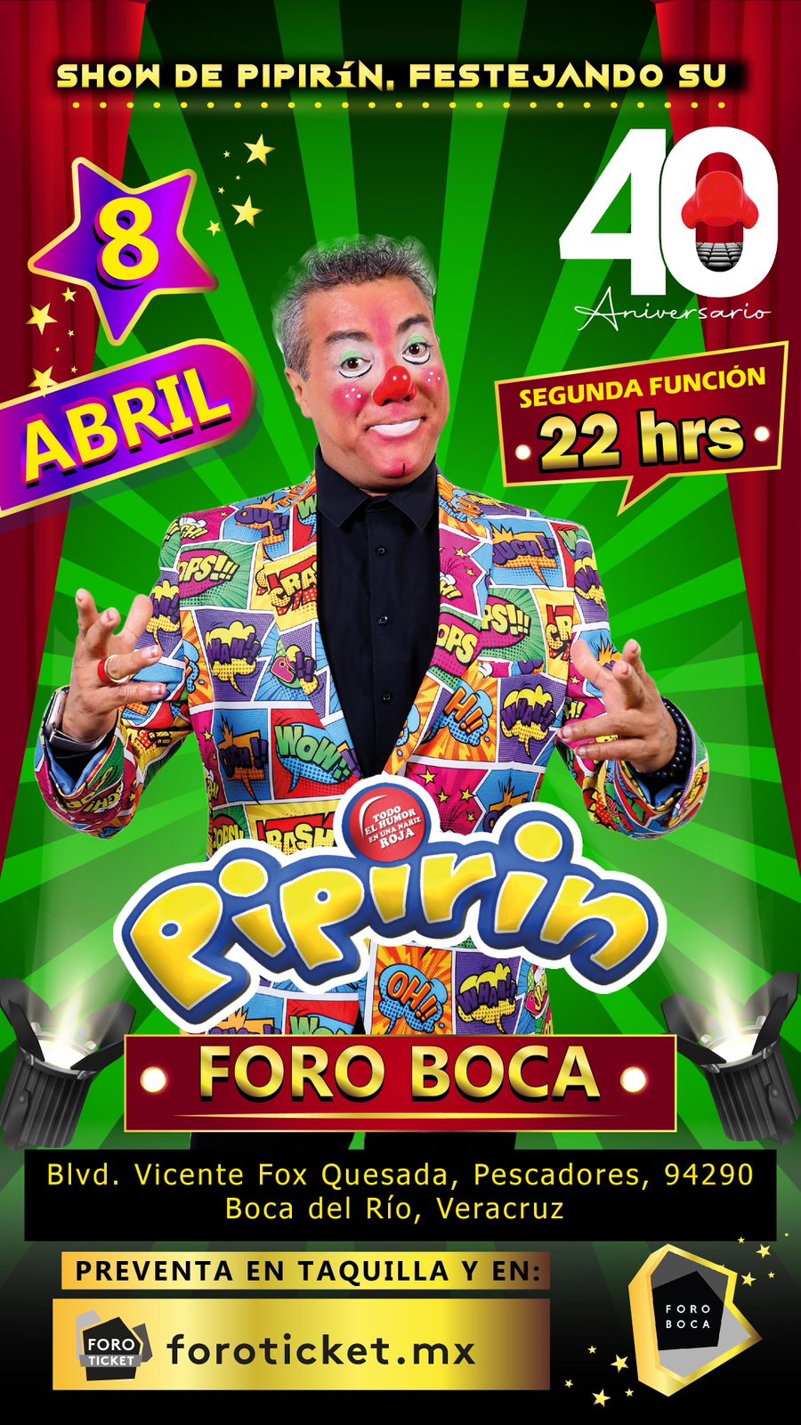 Abren una función más para el show de PIPIRÍN en Foro Boca – Al Momento ...